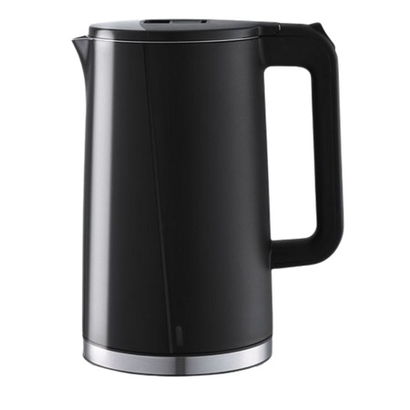 Fierbator de apa electric negru mat, 1.7 L, interior din otelinoxidabil ...