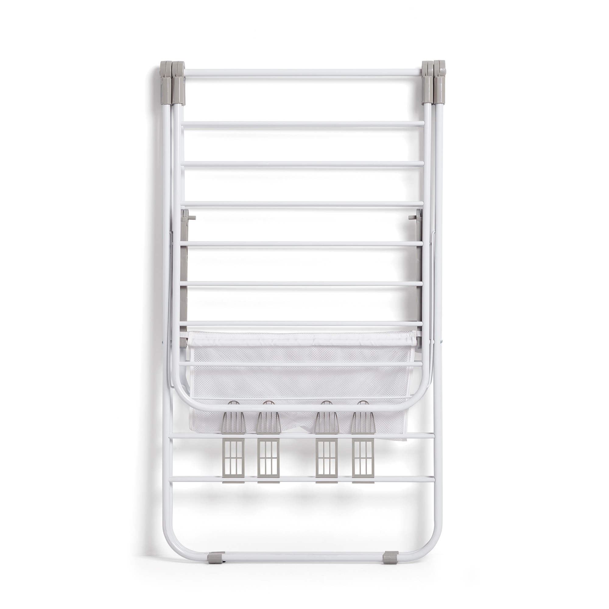 Uscator rufe, extensibil, inox, 108x61x6 cm, 16 m capacitate de uscare ...