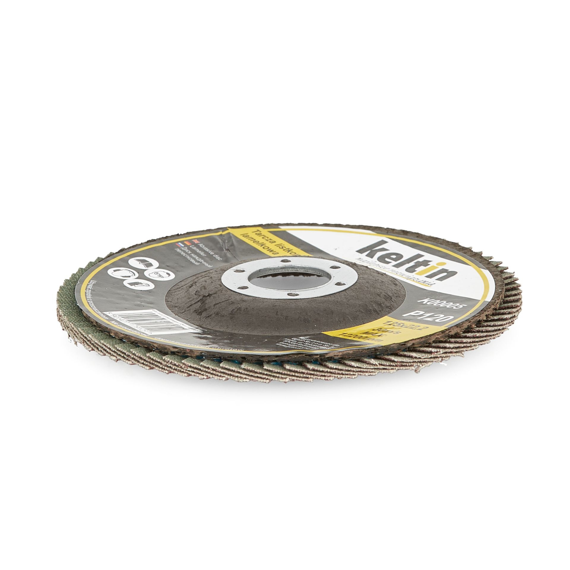 Disc lamelar pentru slefuit, P120, 125 mm, Keltin K00005 - eMAG.ro