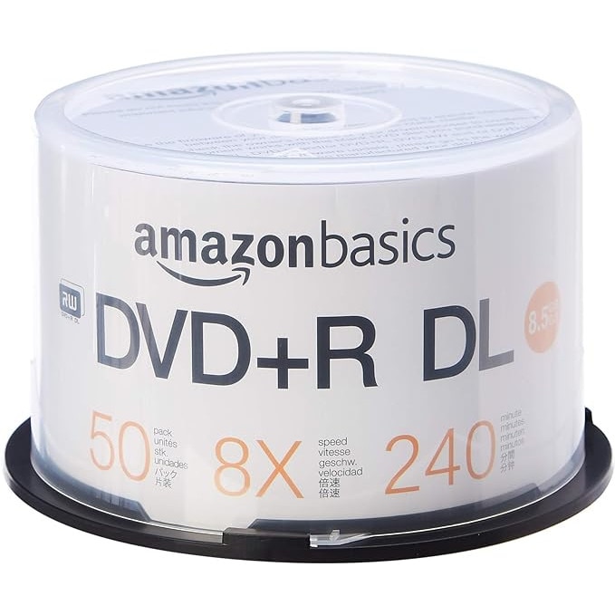 Set 50 DVD+R, Amazon, Dual Layer, 8,5 GB - eMAG.ro