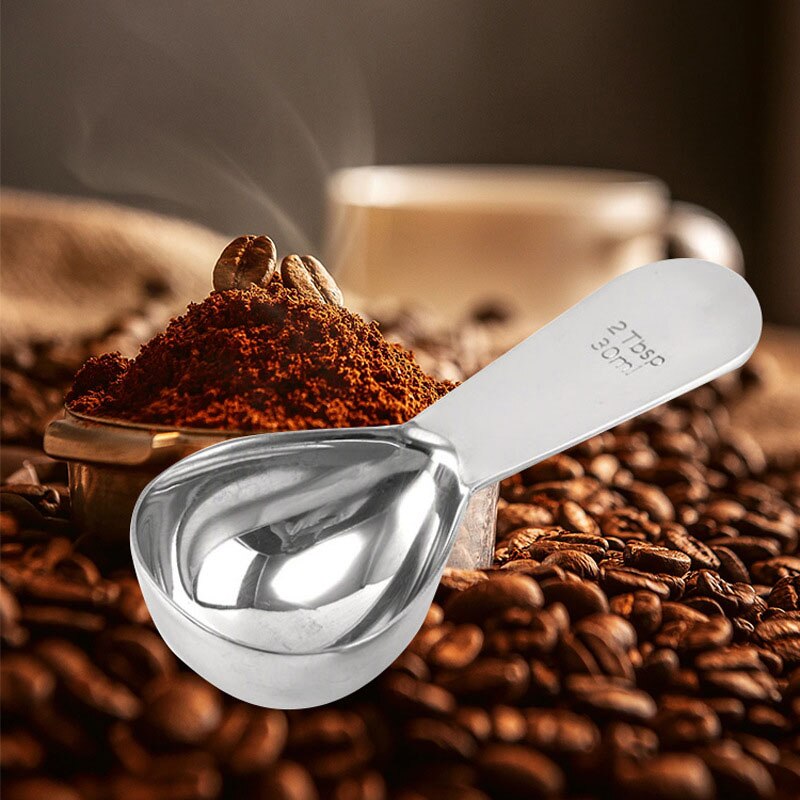 Set 2 lingurite de masurat cafea, Sunmostar, Inox, Argintiu - eMAG.ro
