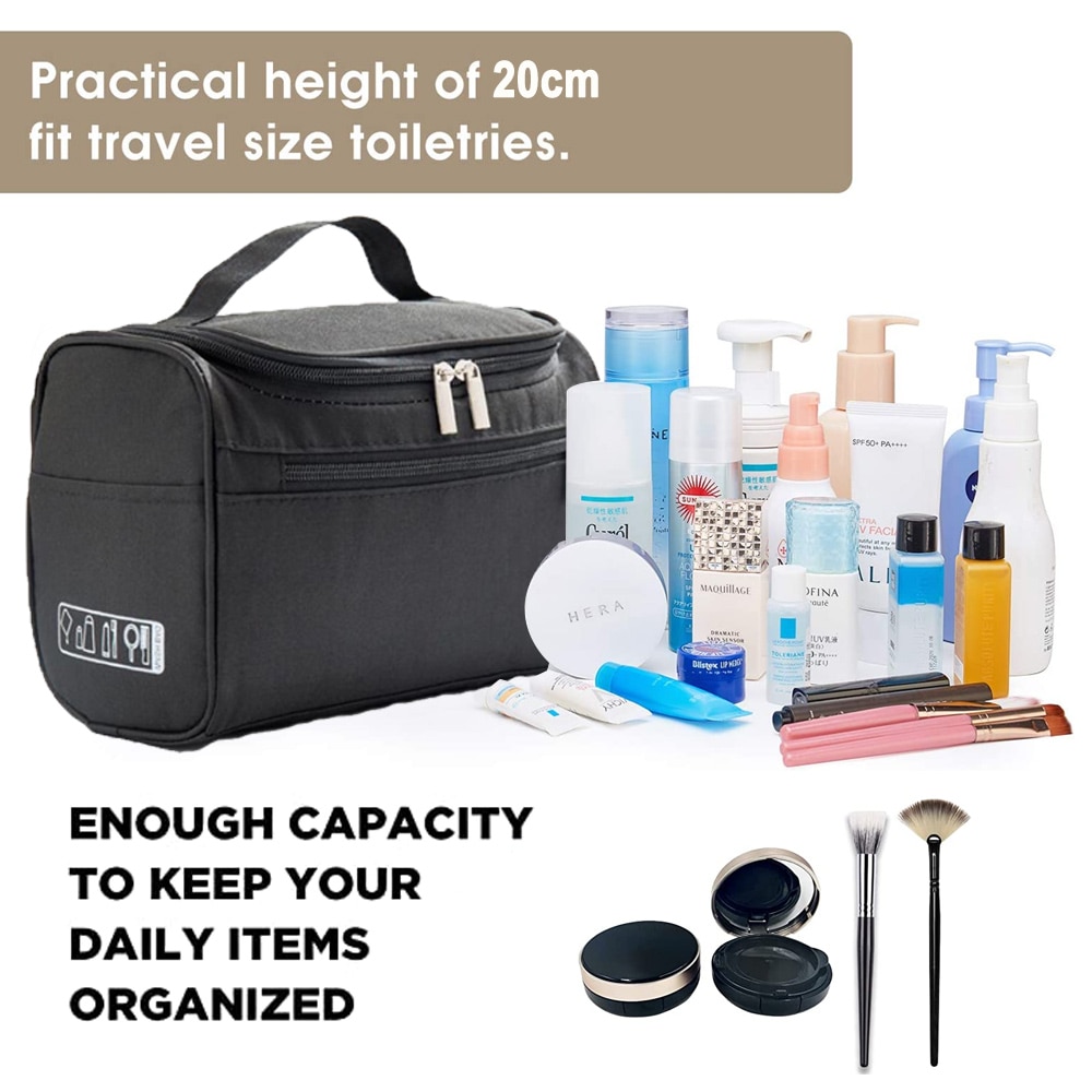 Geanta cosmetice, Cozevdnt, Negru - eMAG.ro