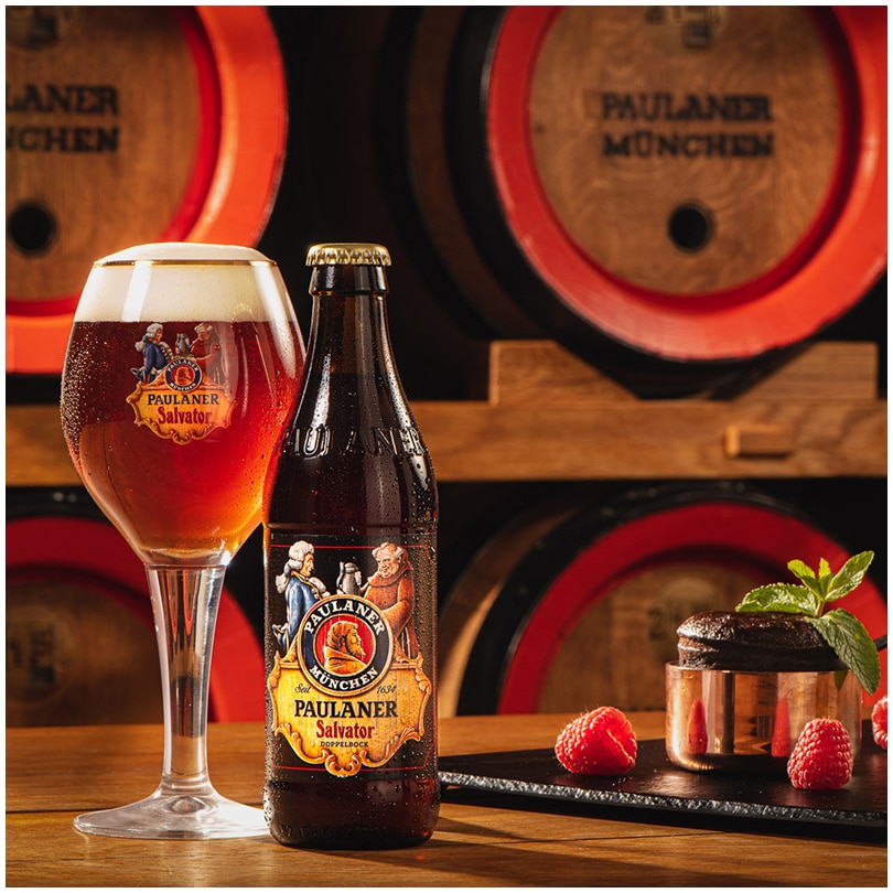 Bere craft rosie Paulaner Salvator 7.9%, sticla, 24x 0.33l - eMAG.ro