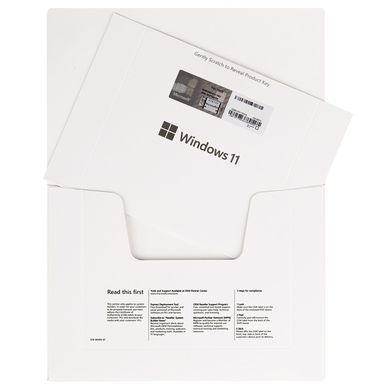 Microsoft Windows 11 Pro, 64 bit, Multilanguage, 1PK, DSP OEI DVD, ver ...