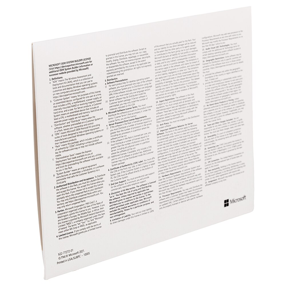 Microsoft Windows 11 Pro, 64 bit, English, 1PK, DSP OEI DVD, version ...