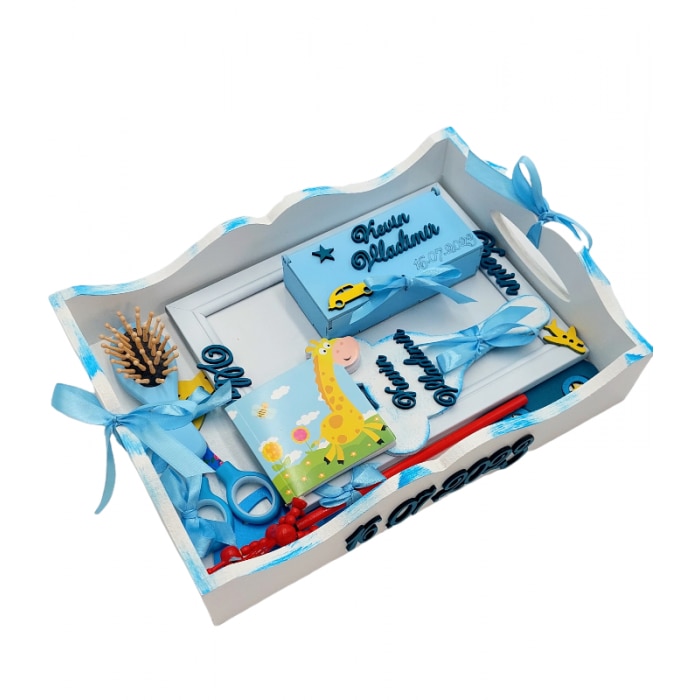 Set prima aniversare baiat – masinute aplicate, 9 piese - eMAG.ro