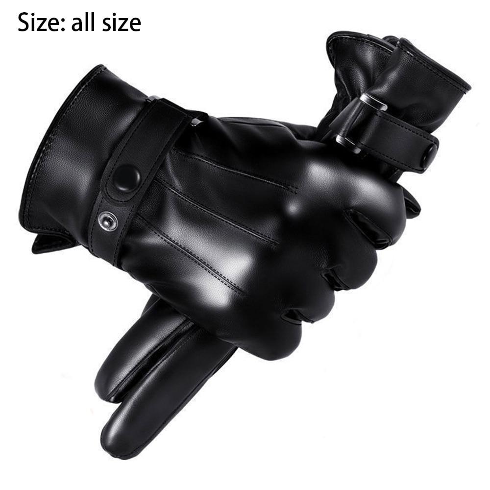 Manusi barbati, Cozevdnt, Piele naturala, Negru - eMAG.ro