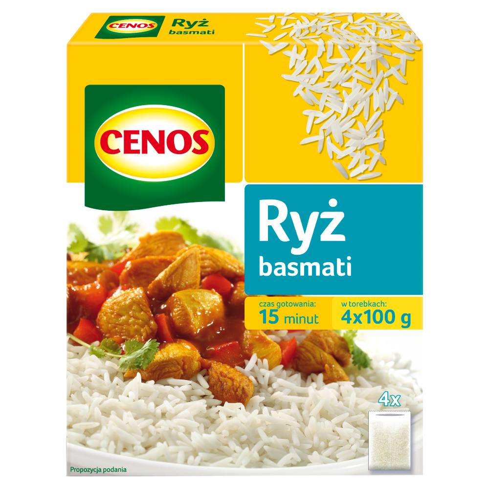 Orez Basmati, Cenos, 4 x 100 g - eMAG.ro