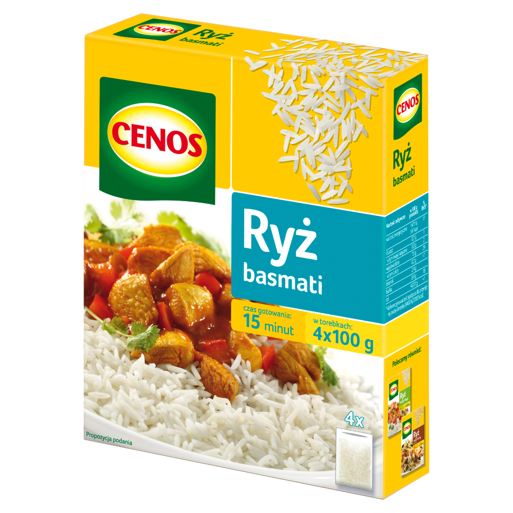 Orez Basmati, Cenos, 4 x 100 g - eMAG.ro
