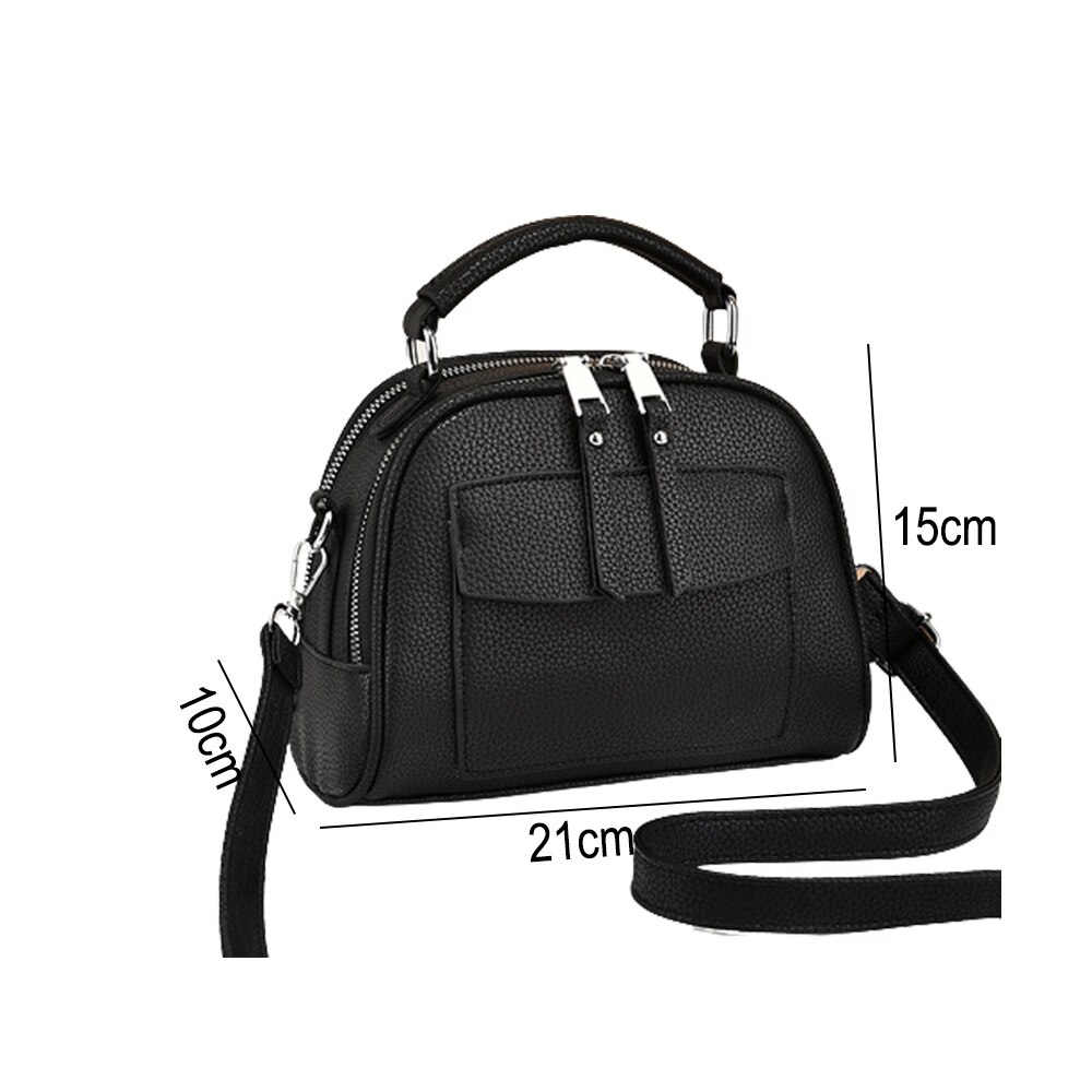 Geanta pentru femei, Cozevdnt, 21 cm, Negru - eMAG.ro