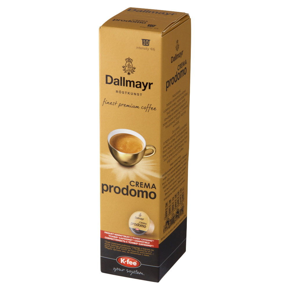 Cafea capsule, Dallmayr, Crema Prodomo, 10 capsule, 78g - eMAG.ro