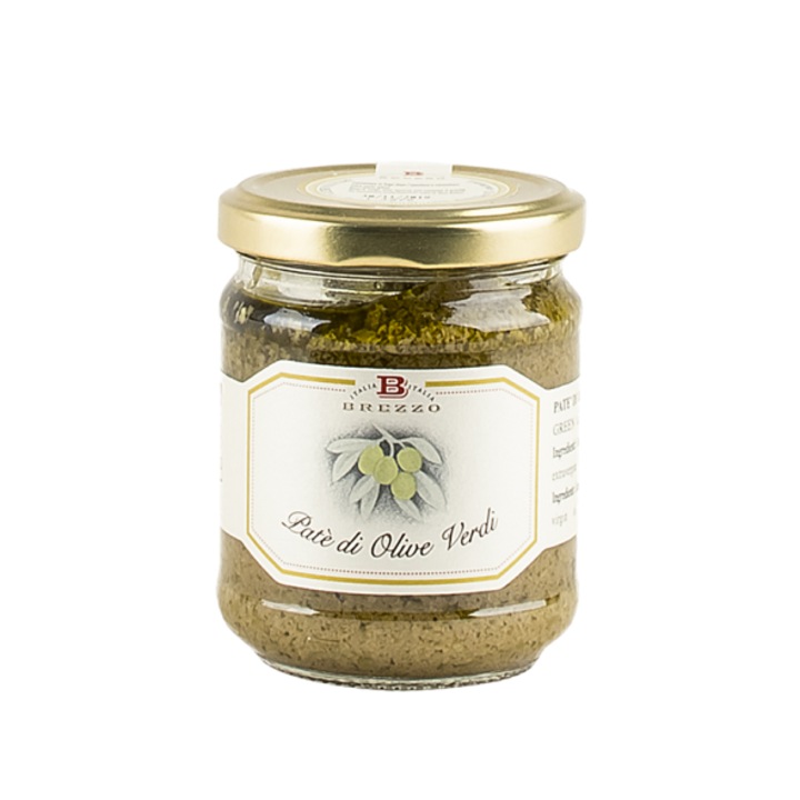 Pasta de masline verzi, Brezzo, 180g - eMAG.ro