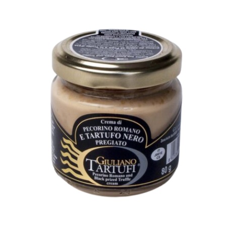Crema Pecorino Romano/Trufe Negre, Giuliano Tartufi, 80 g - eMAG.ro