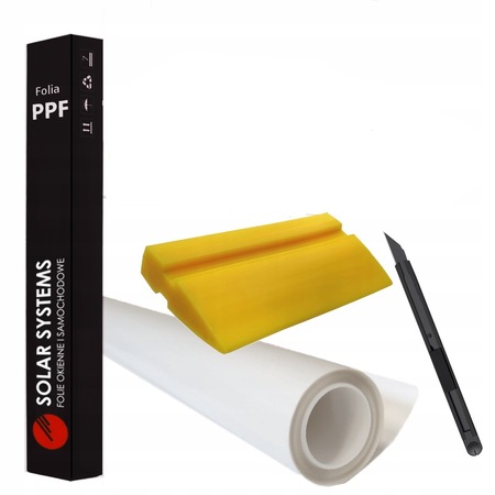 Kit aplicare folie protectie, Solar Systems, 152cm, Transparent - eMAG.ro