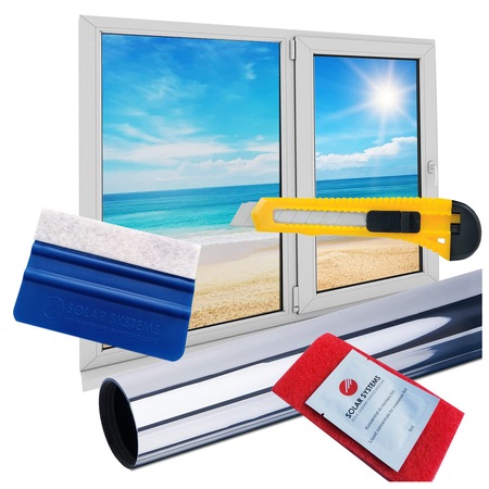 Folie interioara protectie solara, Solar Systems, PVC, 50x50 cm - eMAG.ro