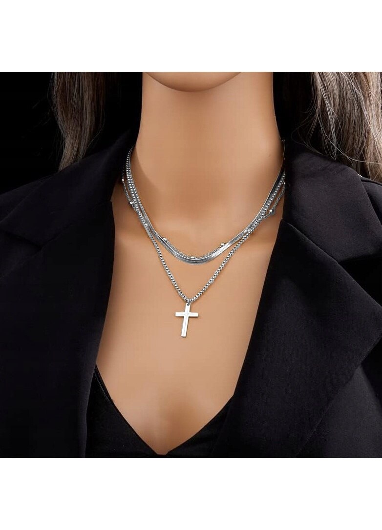 Colier dama, Edibazzar, Inox, Argintiu - eMAG.ro