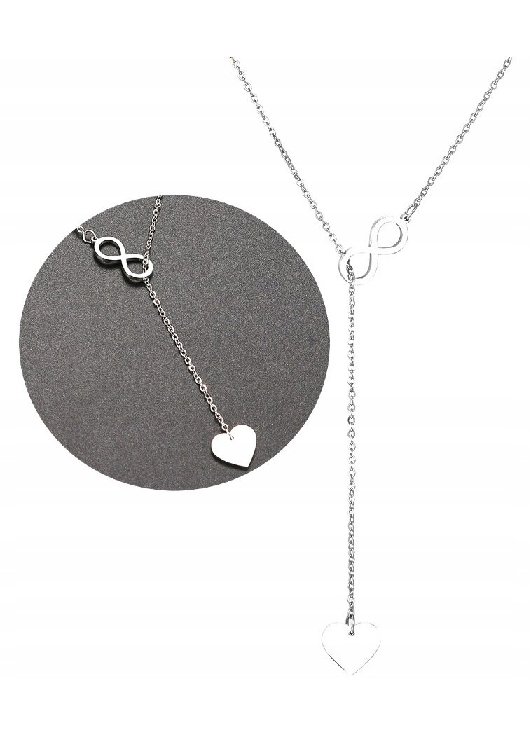 Colier dama, Edibazzar, Inox, Argintiu - eMAG.ro