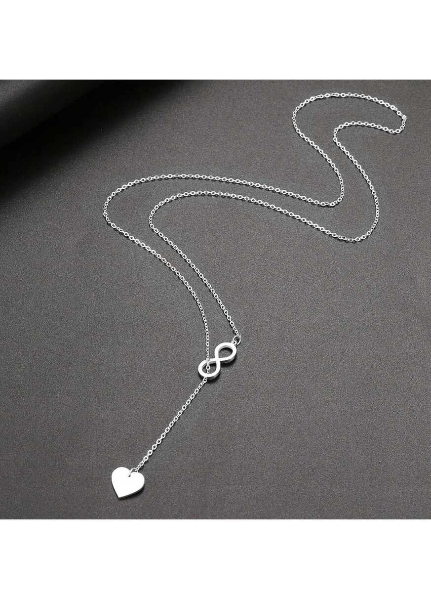 Colier dama, Edibazzar, Inox, Argintiu - eMAG.ro