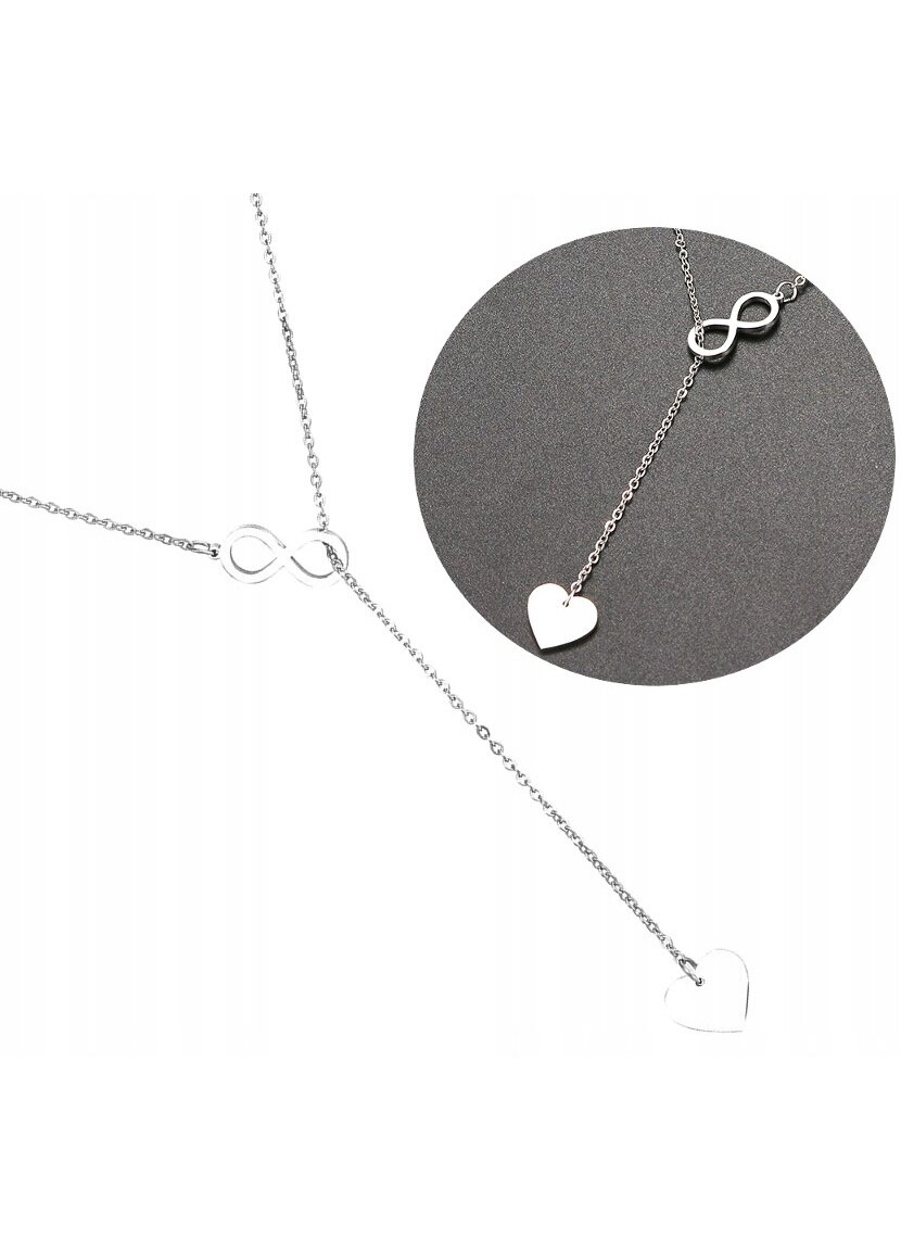 Colier dama, Edibazzar, Inox, Argintiu - eMAG.ro