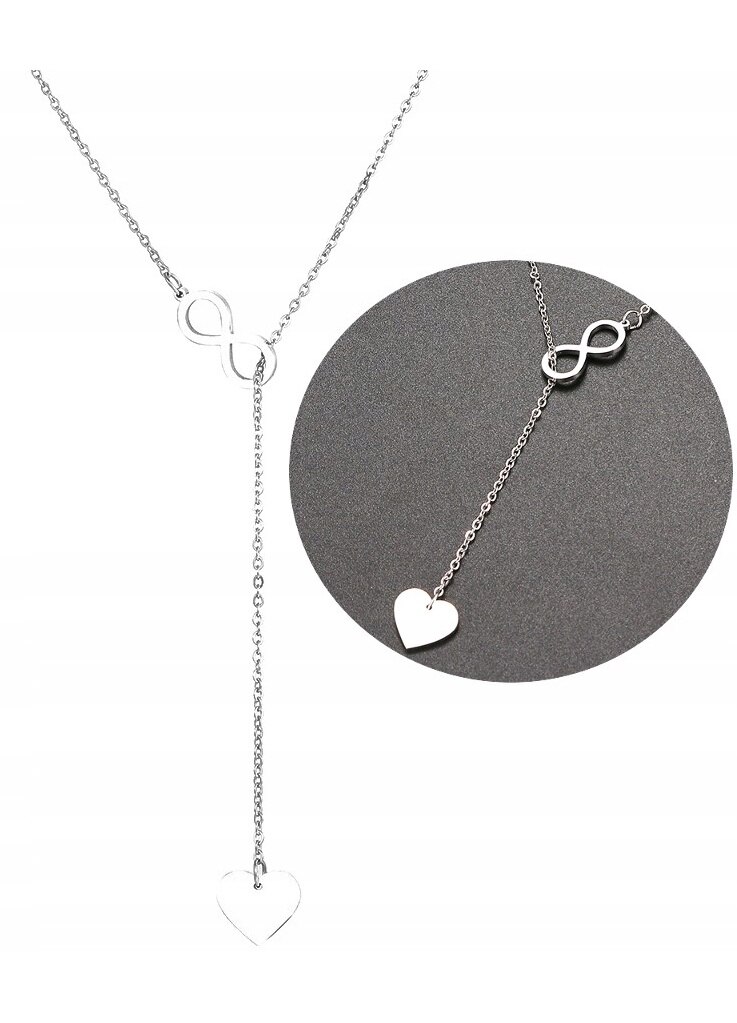 Colier dama, Edibazzar, Inox, Argintiu - eMAG.ro