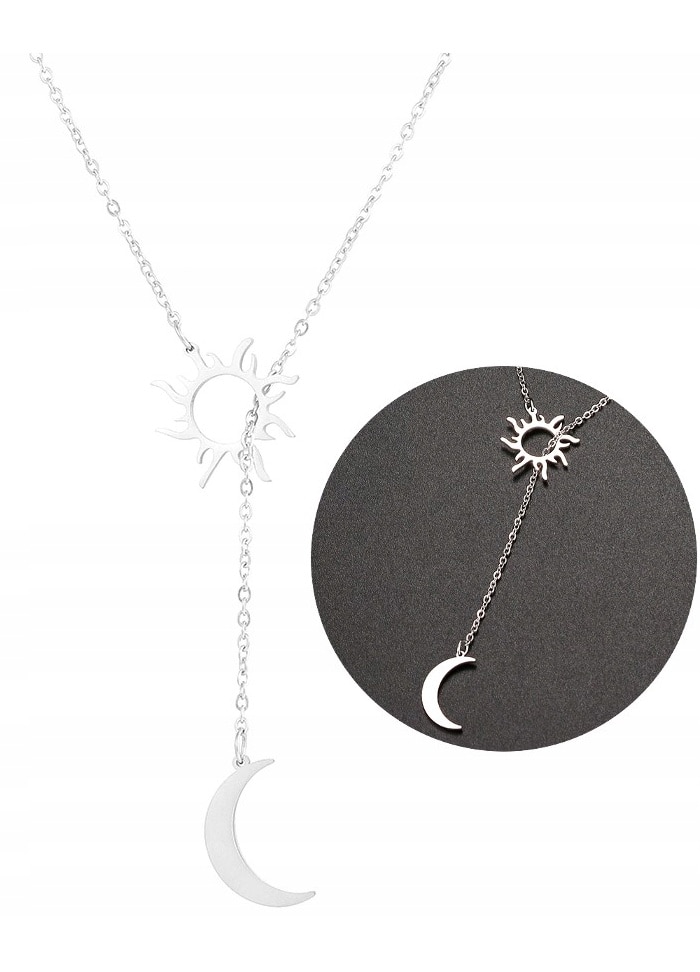 Colier dama, Edibazzar, Inox, Argintiu - eMAG.ro