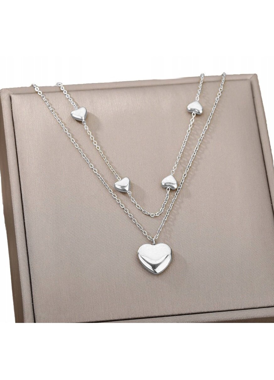 Colier dama, Edibazzar, Inox, Argintiu - eMAG.ro