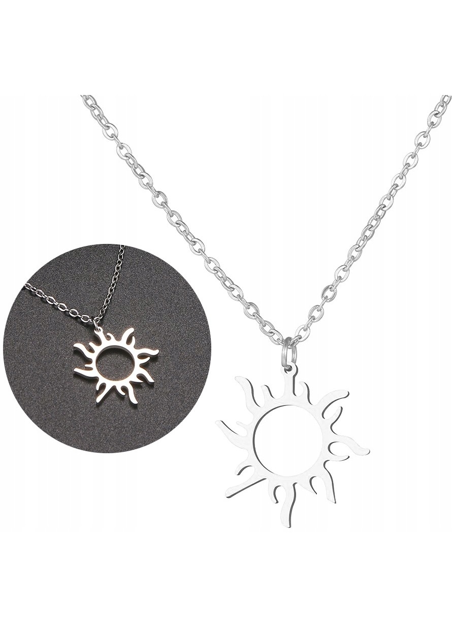 Colier dama, Edibazzar, Inox, Argintiu - eMAG.ro