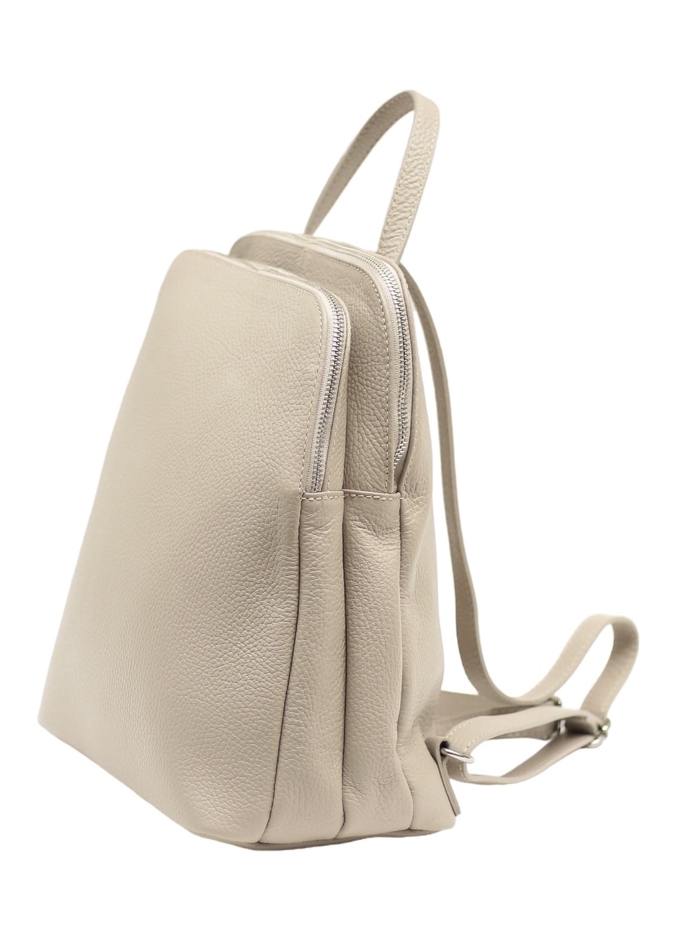 Rucsac dama, Moranti, Piele naturala, Bej - eMAG.ro