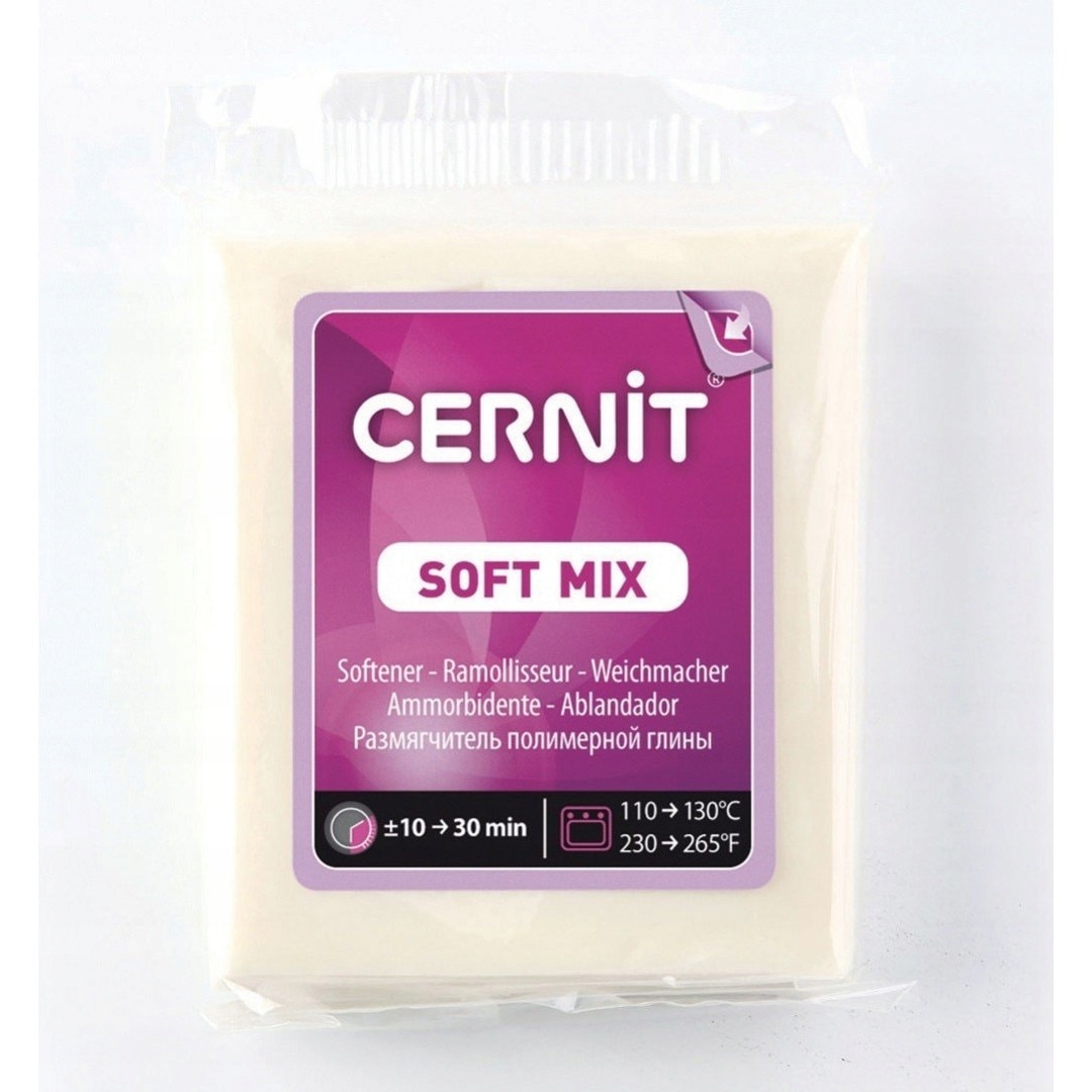 Pasta de argila pentru modelat, Cernit, 56 g, 6.5 x 5 x 1.3 cm, bej ...