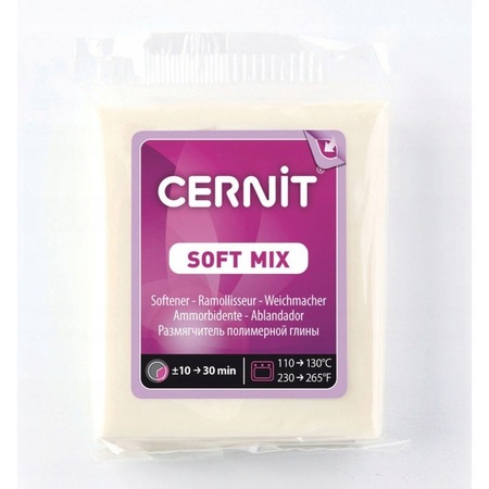 Pasta de argila pentru modelat, Cernit, 56 g, 6.5 x 5 x 1.3 cm, bej ...