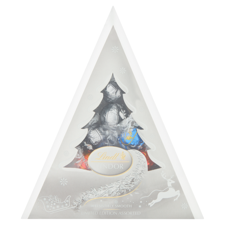Praline Lindt mix arome, 125g, cu ciocolata alba si neagra, set de 5 ...