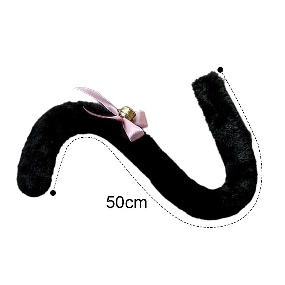 Coada de pisica pentru costum, Cozevdnt, Plus, 50 cm, Negru - eMAG.ro