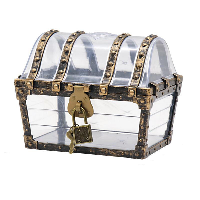 Cufar de depozitare, Sunmostar, Plastic, Transprent/Bronz - eMAG.ro