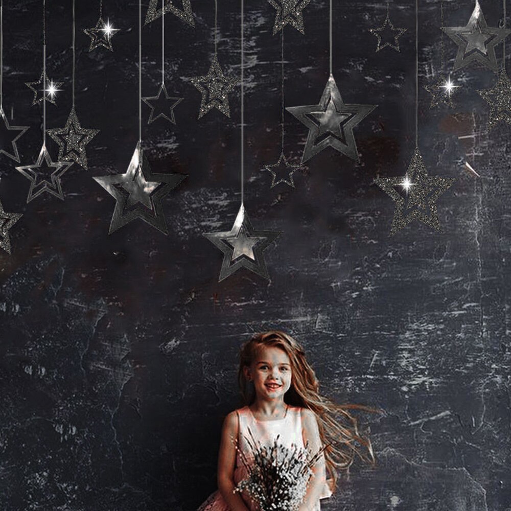 Decoratiuni petrecere, JeiibrZui, Carton, Argintiu - eMAG.ro