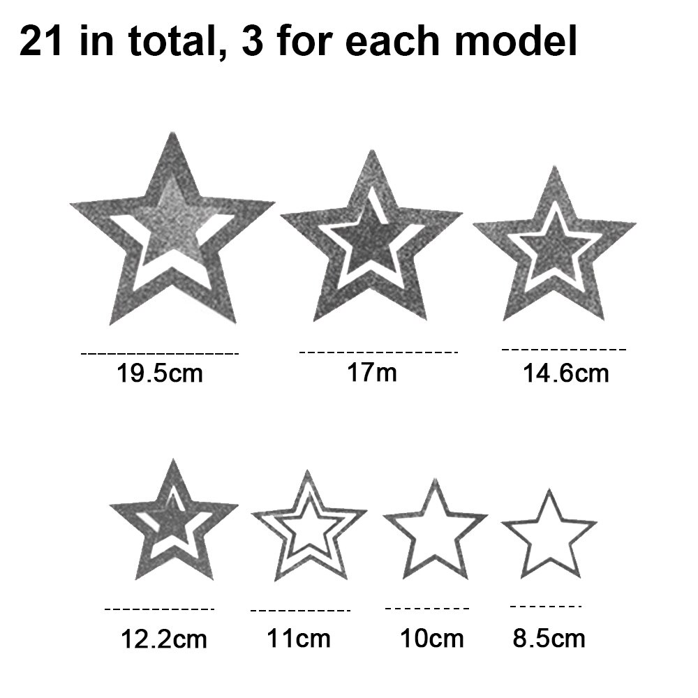 Decoratiuni petrecere, JeiibrZui, Carton, Argintiu - eMAG.ro