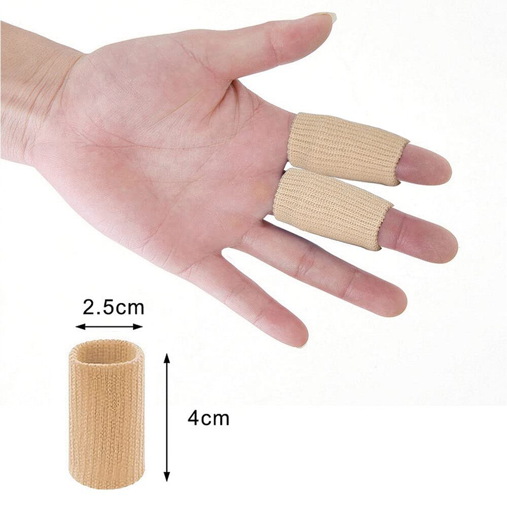Set 10 aparatori pentru degete, Nylon, Bej - eMAG.ro