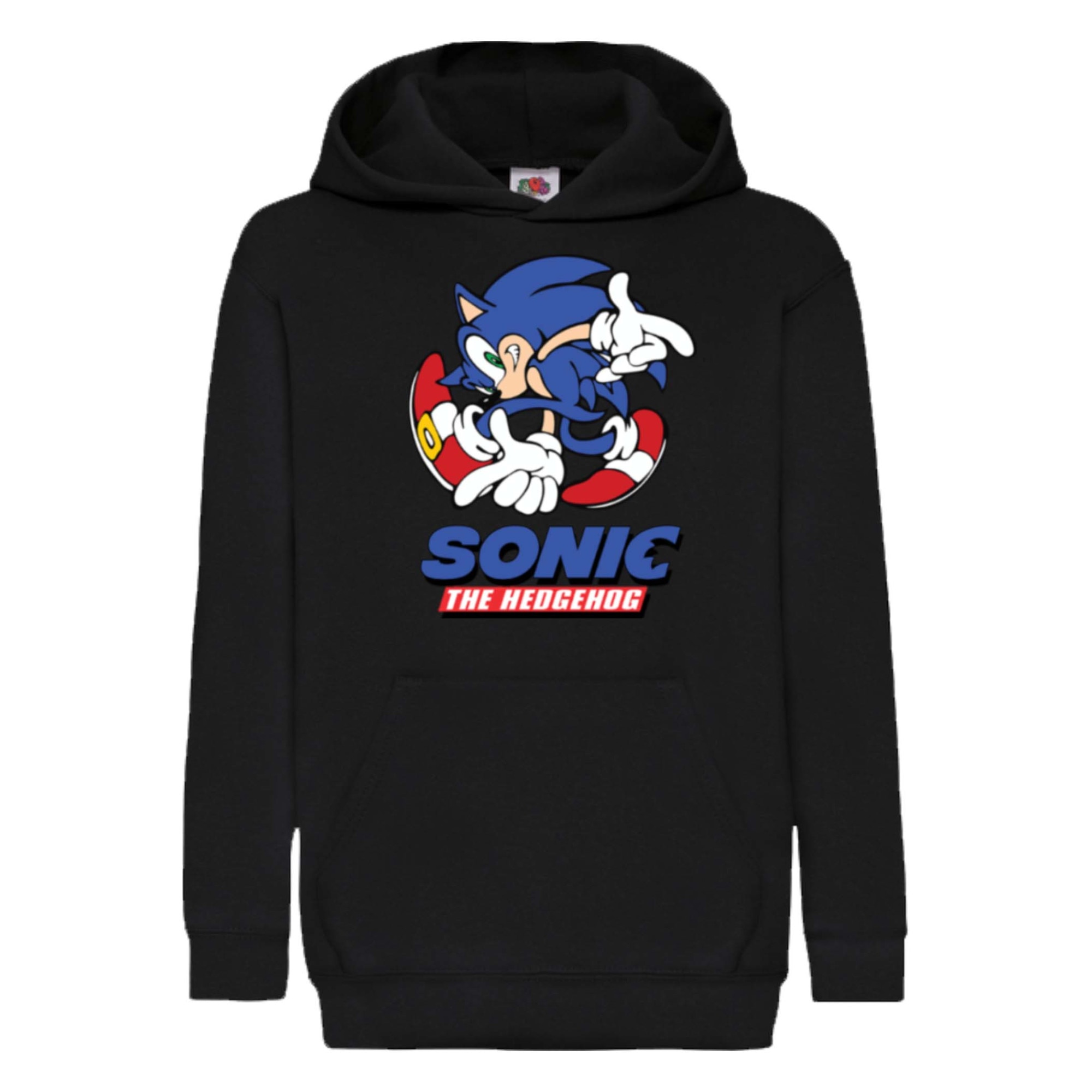 Hanorac copii Sonic The Hedgehog Tralala Sonic 10, Negru, 7-8 ani (128 ...