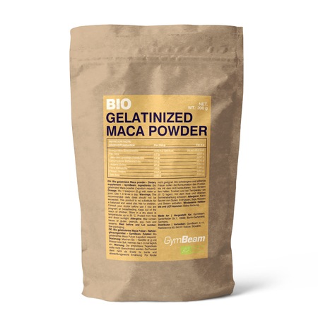 Pudra gelatinizata de Maca BIO, GymBeam, 200 g - eMAG.ro