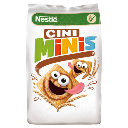 Cini Minis patrate de cereale cu aroma de scortisoara, Nestle, 250 g ...