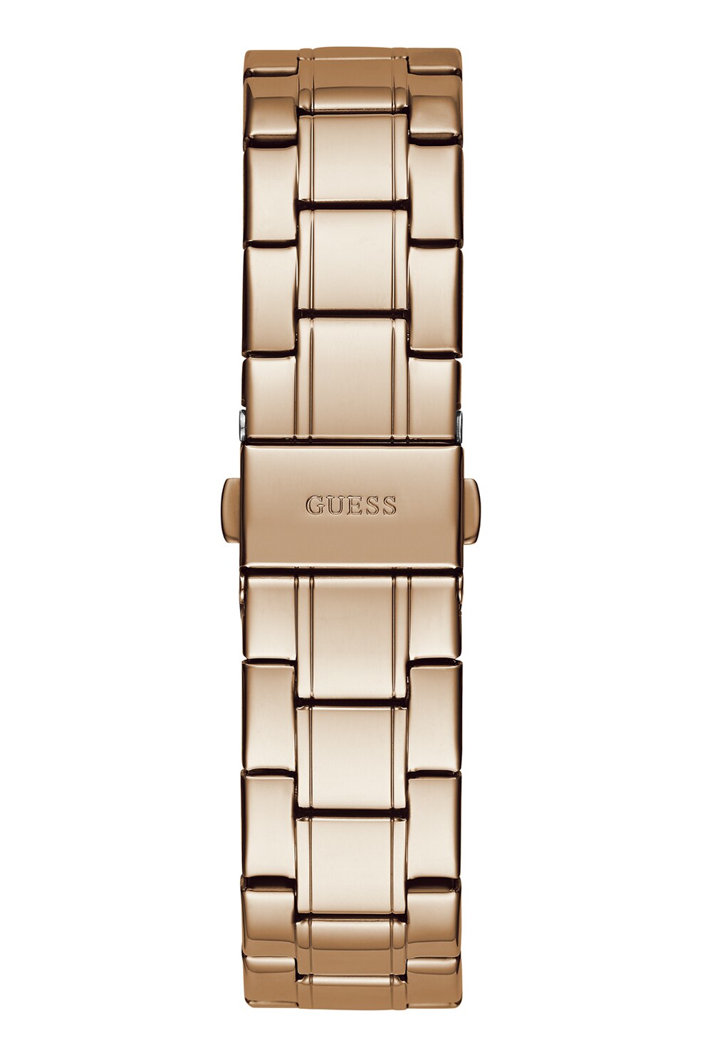 Guess, Часовник от неръждаема стомана с кристали, Rose Gold - eMAG.bg