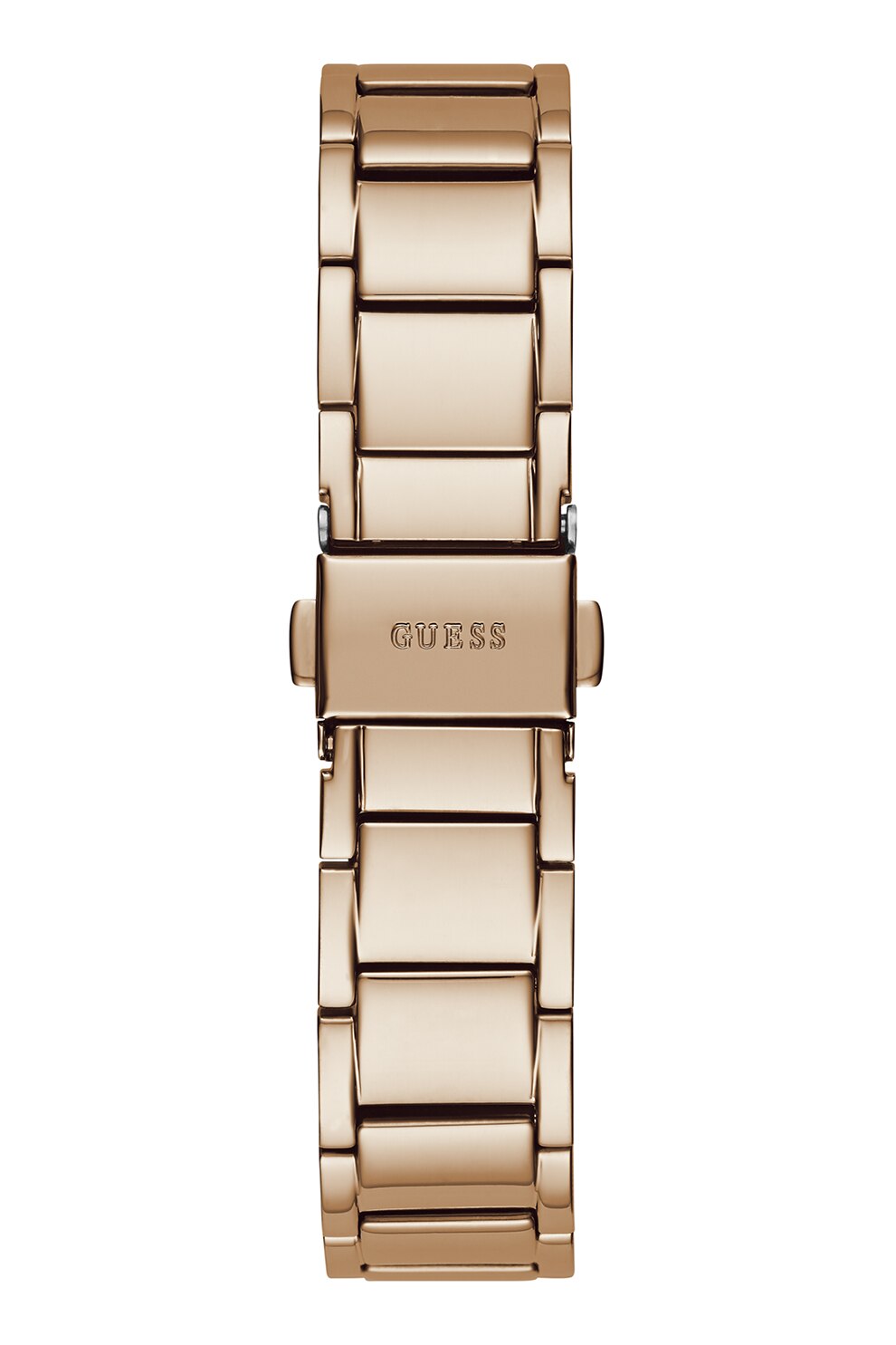 Guess, Часовник със силиконова каишка и кристали, Rose Gold - eMAG.bg