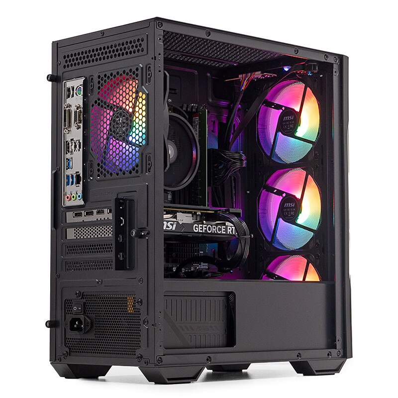 PC Gaming ZMEU Hyper Pro Powered by MSI, AMD Ryzen 5 5600 3.5GHz, 16GB DDR4, 1TB SSD, RTX 4060 ...