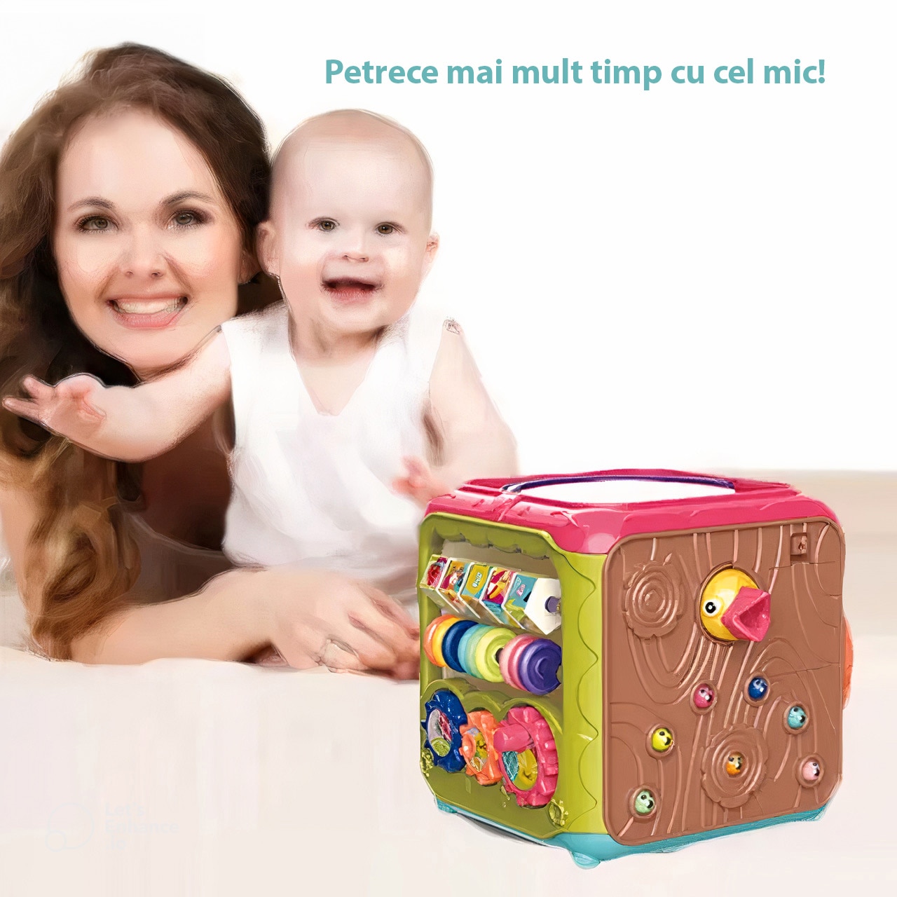 Jucarie Interactiva si Educativa Mavio®️, Elemente Rotative pentru ...