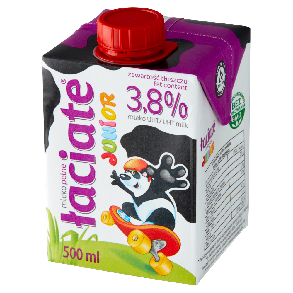 Lapte UHT pentru copii, LACIATE, 3,8% grasime, 500 ml - eMAG.ro