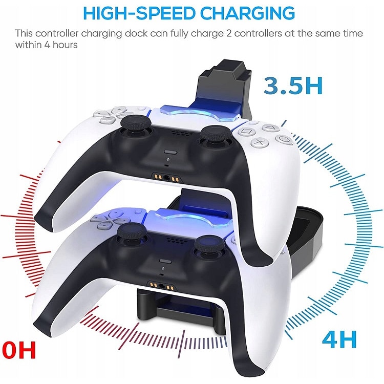 Statie de Incarcare Dubla Pentru Controller PlayStation 5, Stand/Dock ...