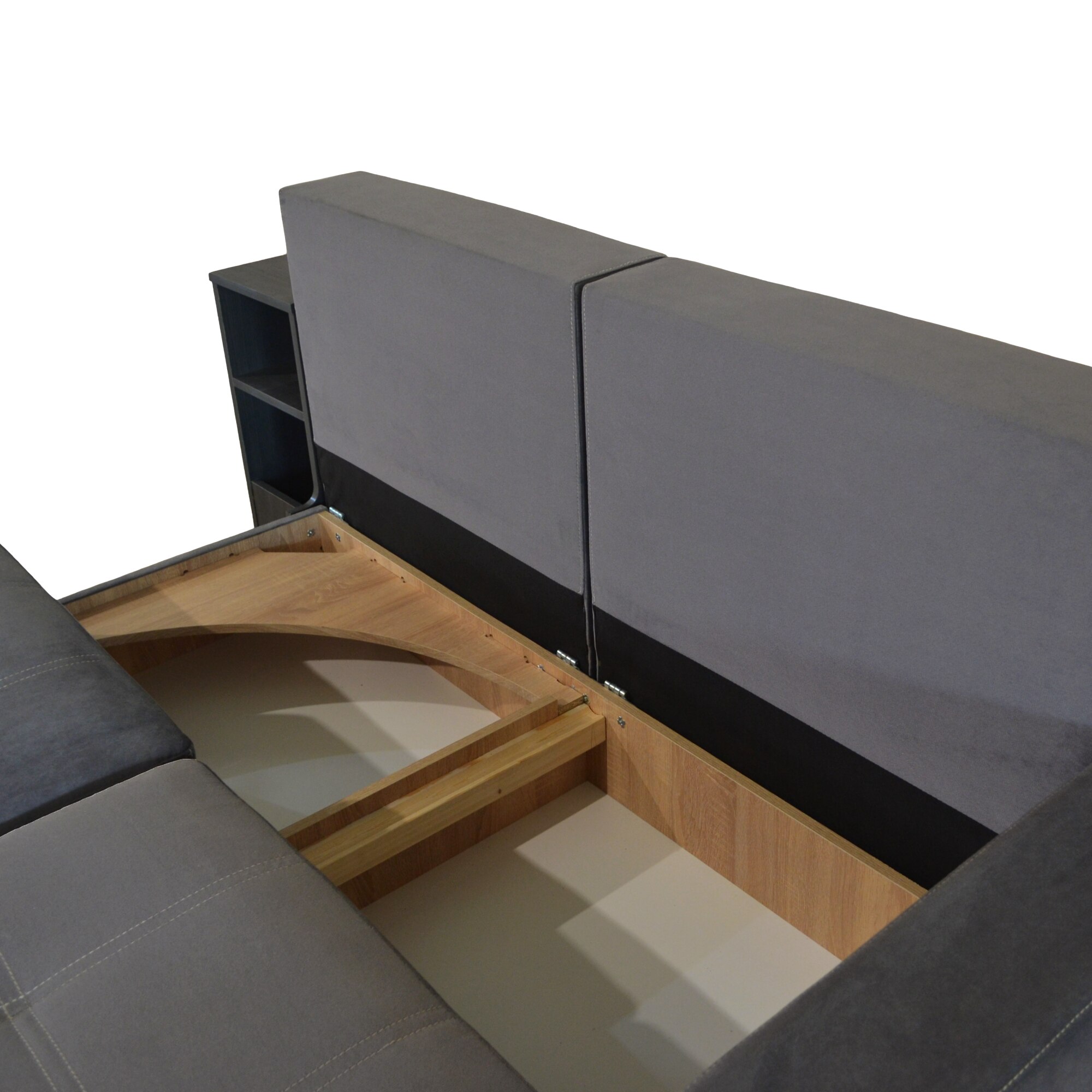 Canapea extensibila colt Rafael 160, Iza, multifunctionala, pat, Relaxa ...