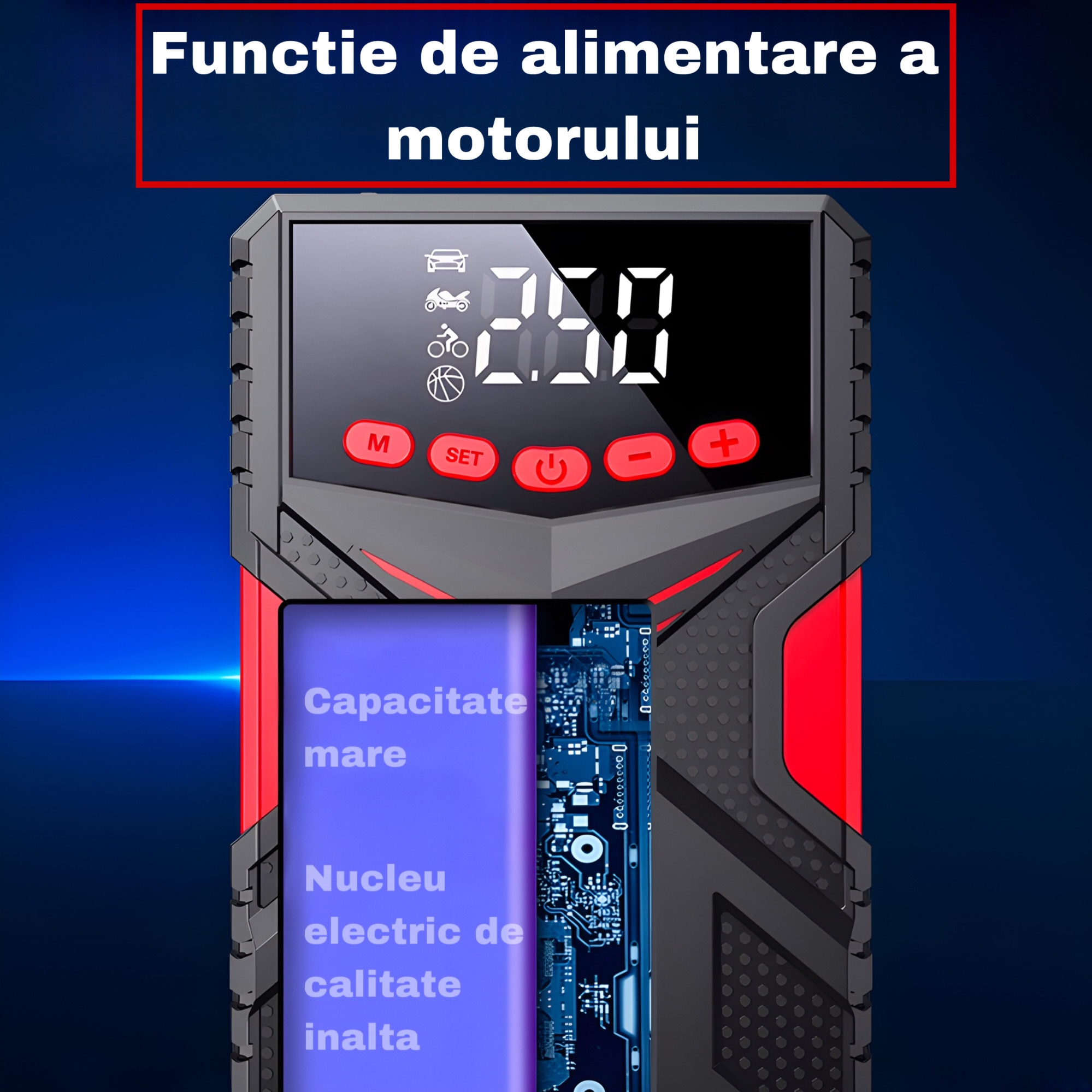 Redresor auto multifunctional, HexaCraft, jump starter premium, cu ...