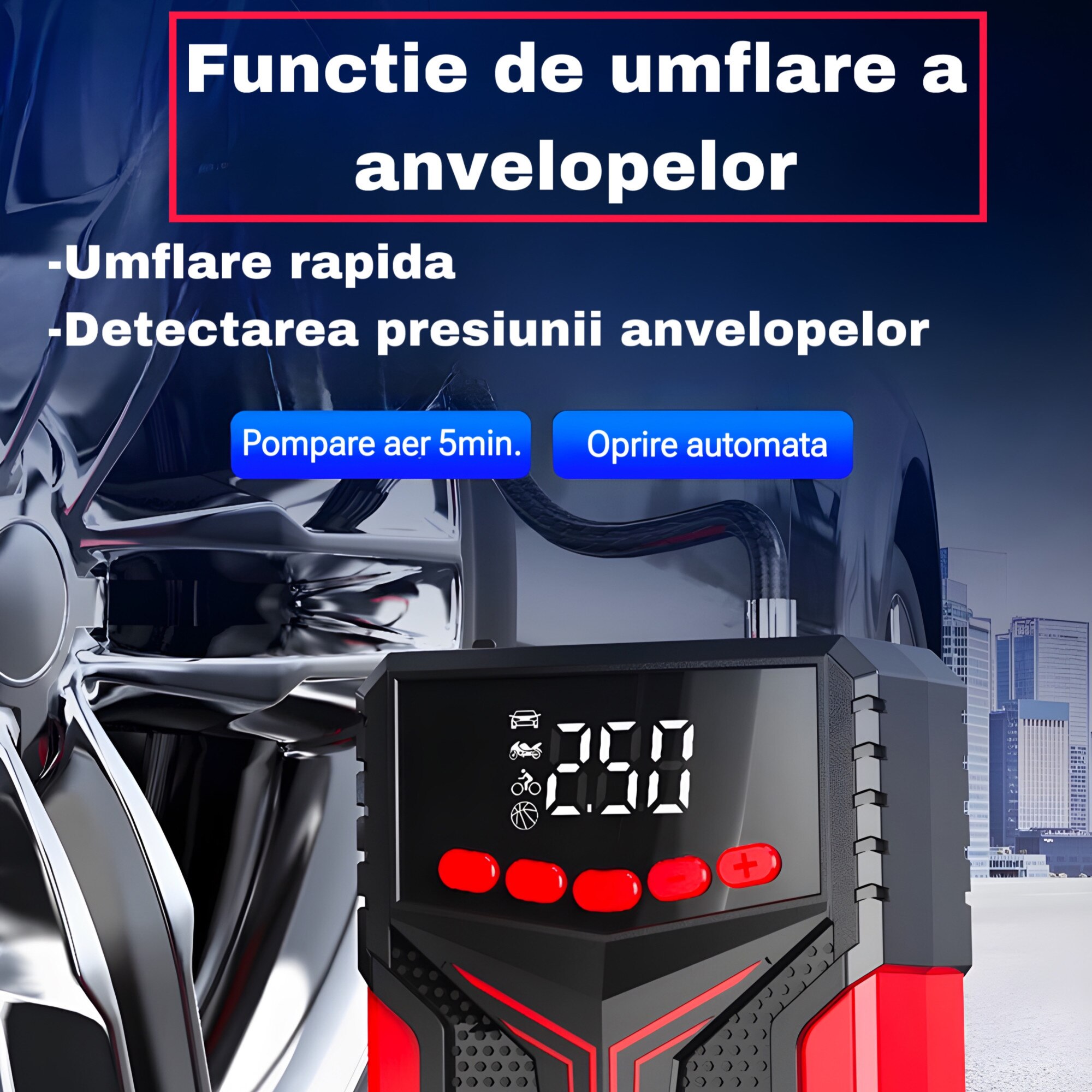 Redresor auto multifunctional, HexaCraft, jump starter premium, cu ...