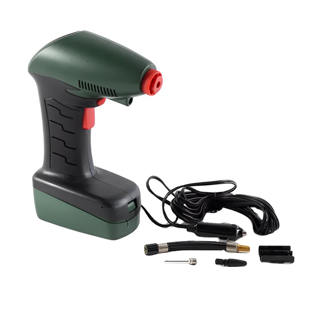 Компресор за кола Алимар, преносим, многофункционален, с цифров дисплей ...