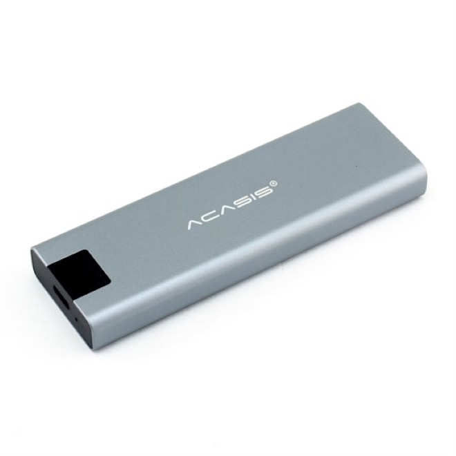 Carcasa Rack SSD NGFF NVMe M.2 Acasis, Viteza transfer 5Gbps, Cablu USB ...